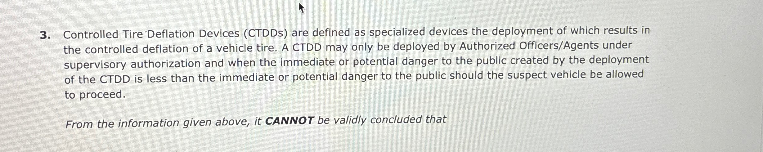 Solved Controlled Tire 'Deflation Devices (CTDDs) ﻿are | Chegg.com