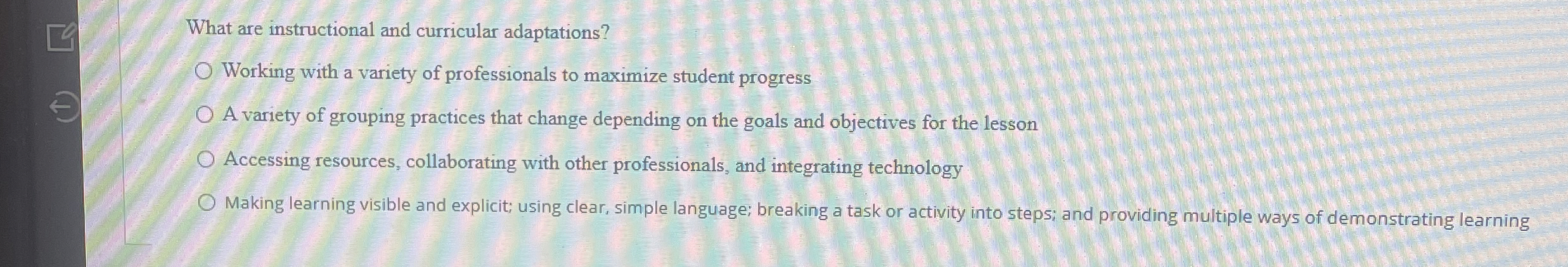 Solved What are instructional and curricular | Chegg.com