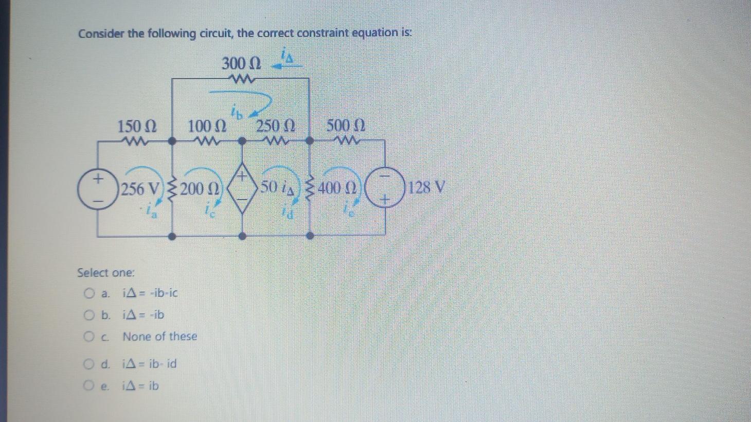 Solved Consider the following circuit, the correct | Chegg.com