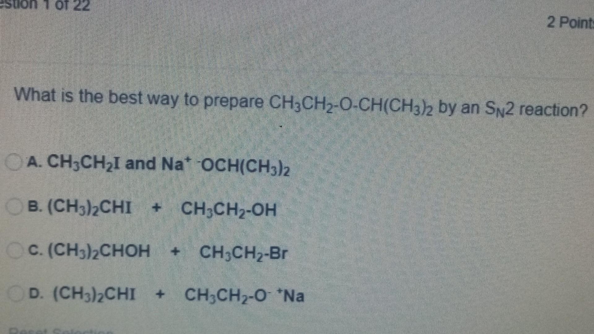 Solved 2 Point What is the best way to prepare | Chegg.com