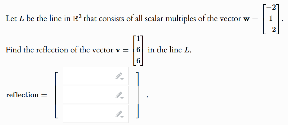 Solved Let L ﻿be the line in R3 ﻿that consists of all scalar | Chegg.com