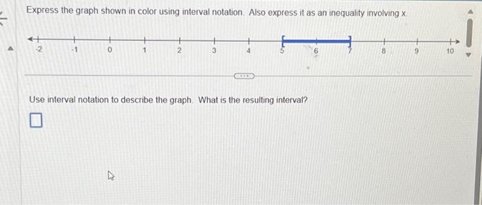 Solved Express the graph shown in color using interval | Chegg.com