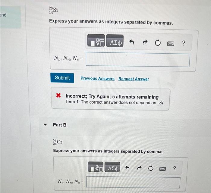 Solved Express your answers as integers separated by commas. | Chegg.com