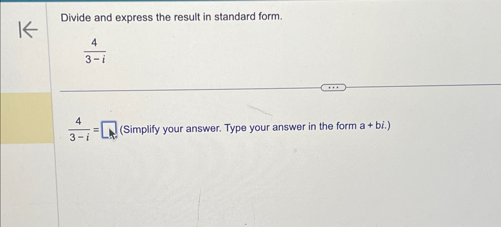 Solved Divide and express the result in standard | Chegg.com