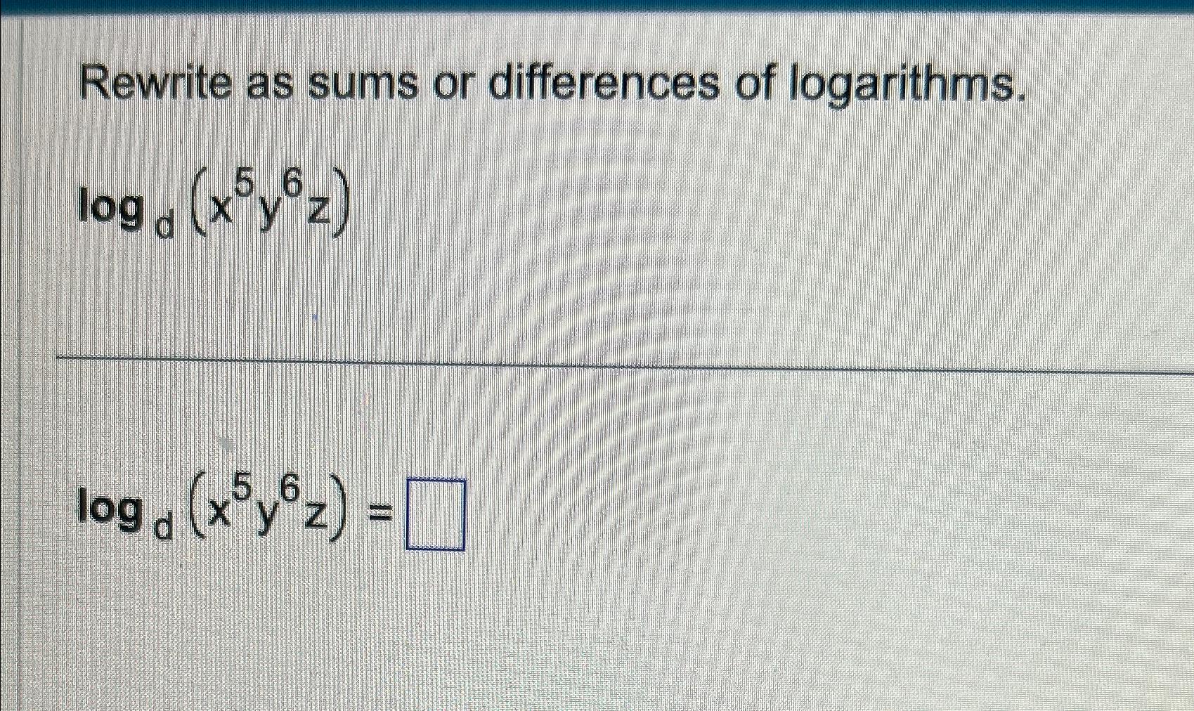 Solved Rewrite as sums or differences of | Chegg.com