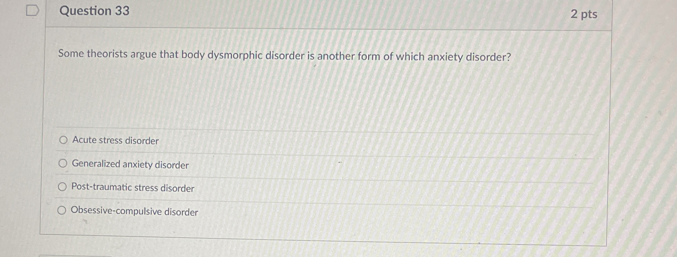 Solved Question 332 ﻿ptsSome theorists argue that body | Chegg.com