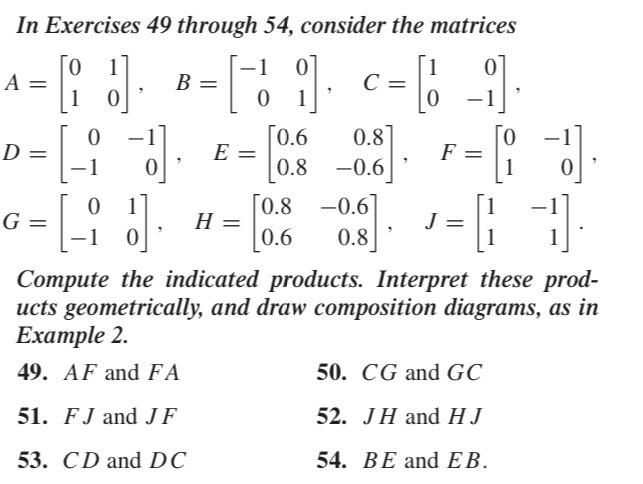 Solved For linear algebra class. Please help with problems | Chegg.com