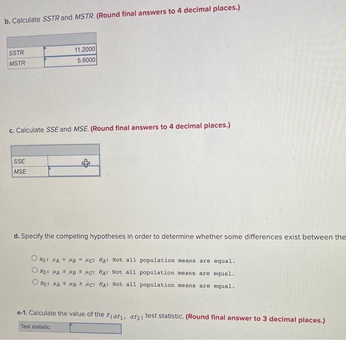 Solved A random sample of five observations from three | Chegg.com
