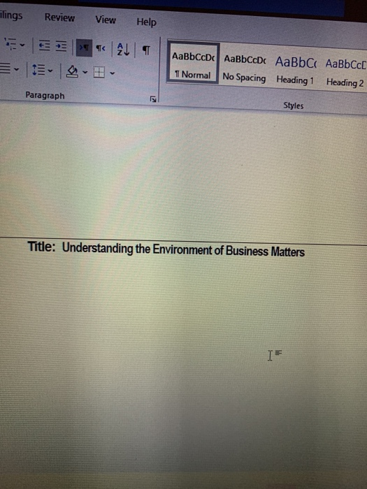 Solved ilings Review View Help > ALT AaBbccDc AaBbCcDc AaBbC | Chegg.com