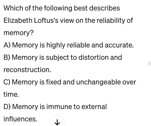 Solved Which of the following best describesElizabeth | Chegg.com