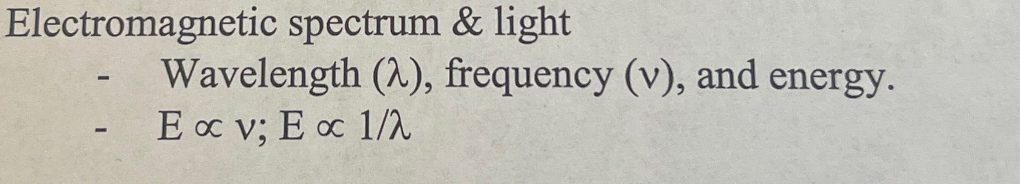 High Quality SOLUTION Electromagnetic spectrum & lightWavelength (λ), | Chegg.com