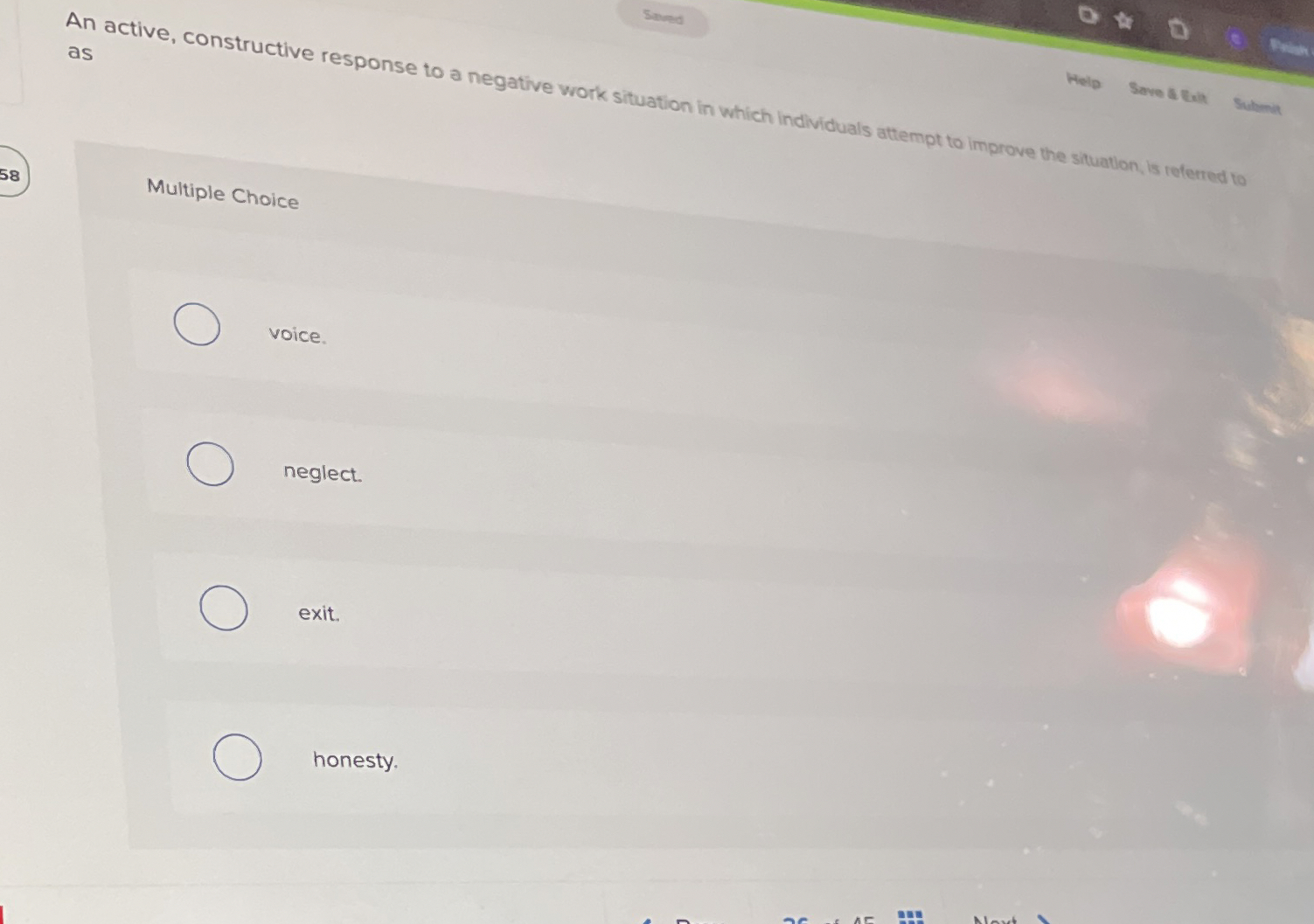 Solved SaredAn active, constructive response to a negative | Chegg.com