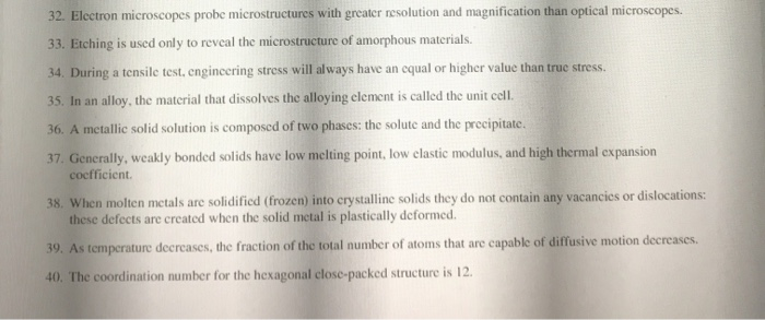 Solved 32. Electron microscopes probe microstructures with | Chegg.com