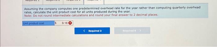 Solved Exercise 2-11 (Algo) Varying Plantwide Predetermined | Chegg.com