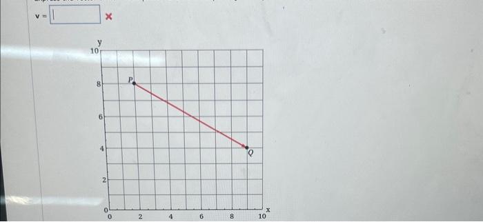 Solved v= x | Chegg.com