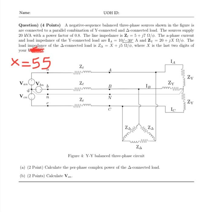 Solved Name: UOH ID: Question) (4 Points) A | Chegg.com