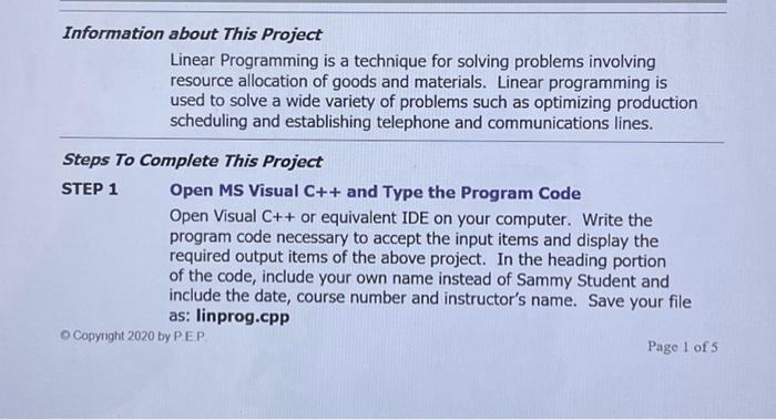 Solved pls i need cis c++ cording of this project and pls | Chegg.com