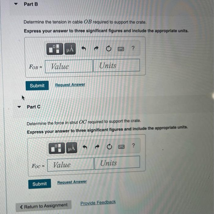 Solved Part A The systern shown in (Figure 1) supports the | Chegg.com