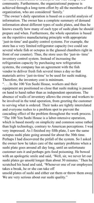 Solved 1- Analyze the operations processes based on the 4Vs | Chegg.com