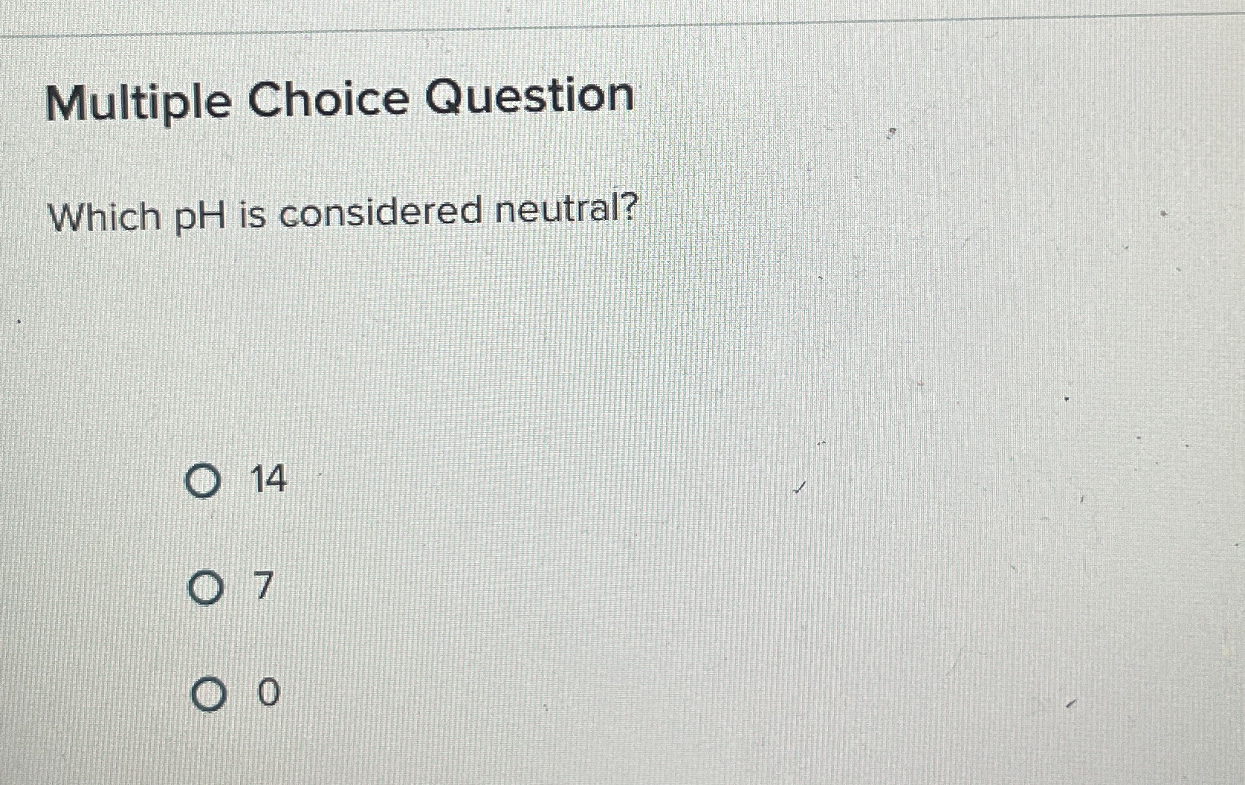 Solved Multiple Choice QuestionWhich pH is considered | Chegg.com
