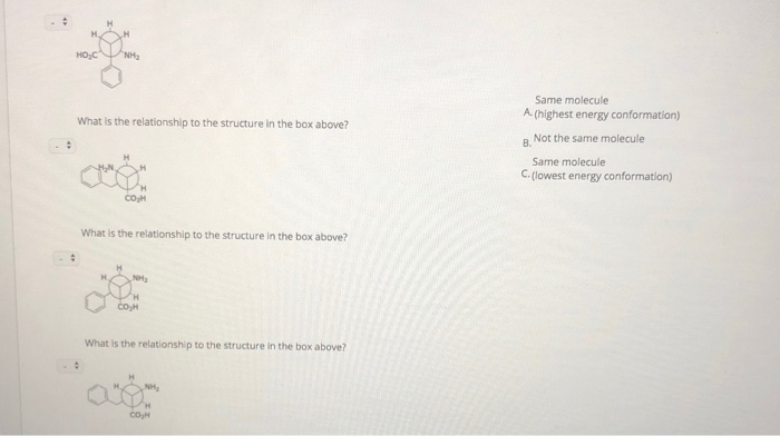 Solved HOM HO C H2 What is the relationship to the structure | Chegg.com