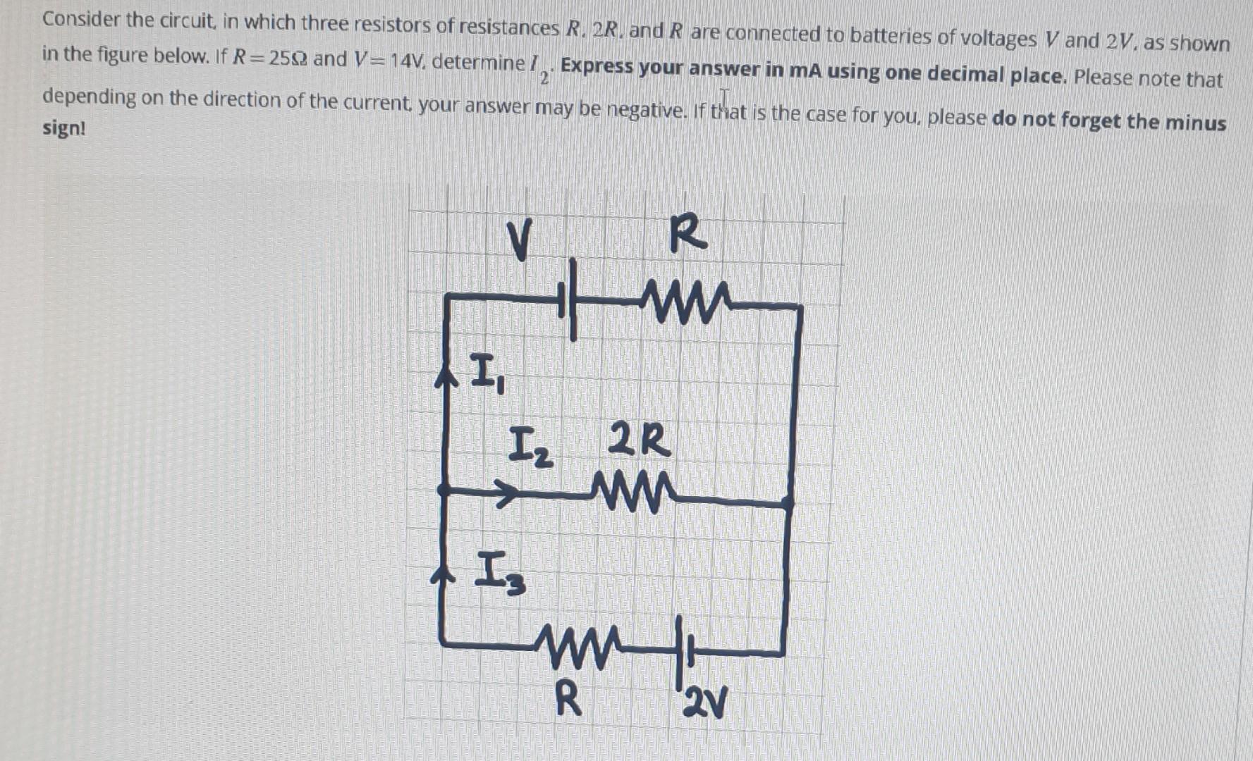 Solved Consider the circuit, in which three resistors of | Chegg.com