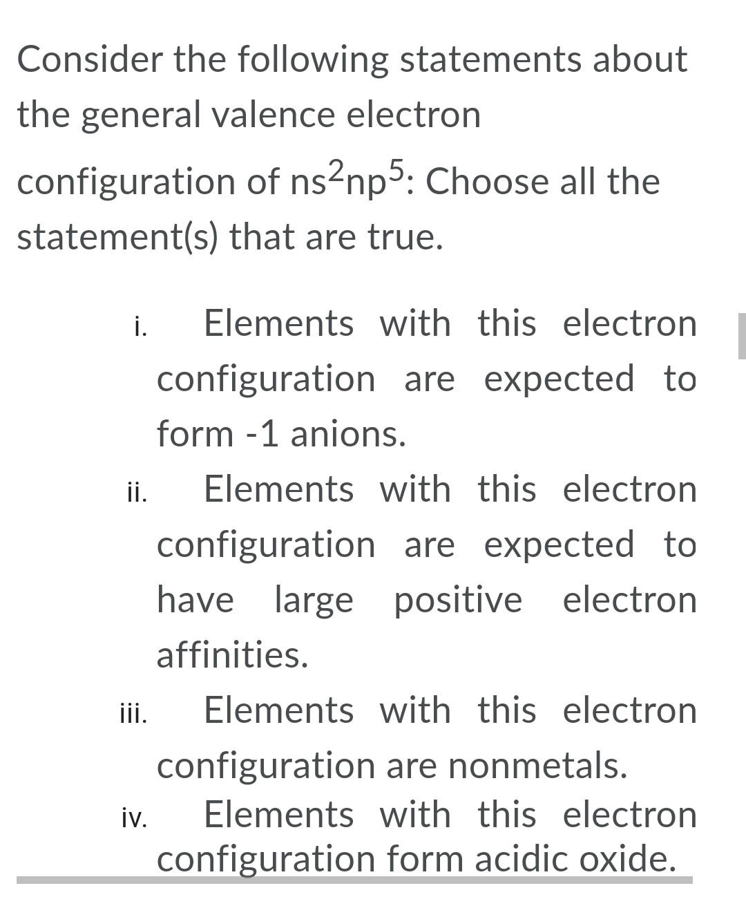 Solved onsider the following statements about ie general | Chegg.com