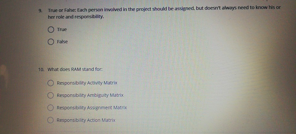 Solved 1. True or False: Influence means you have the right | Chegg.com