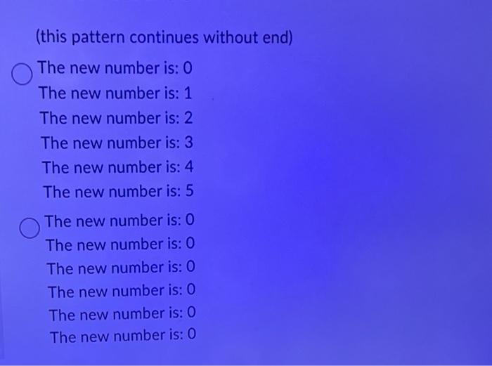 Solved What is the output of the following code block? Type | Chegg.com