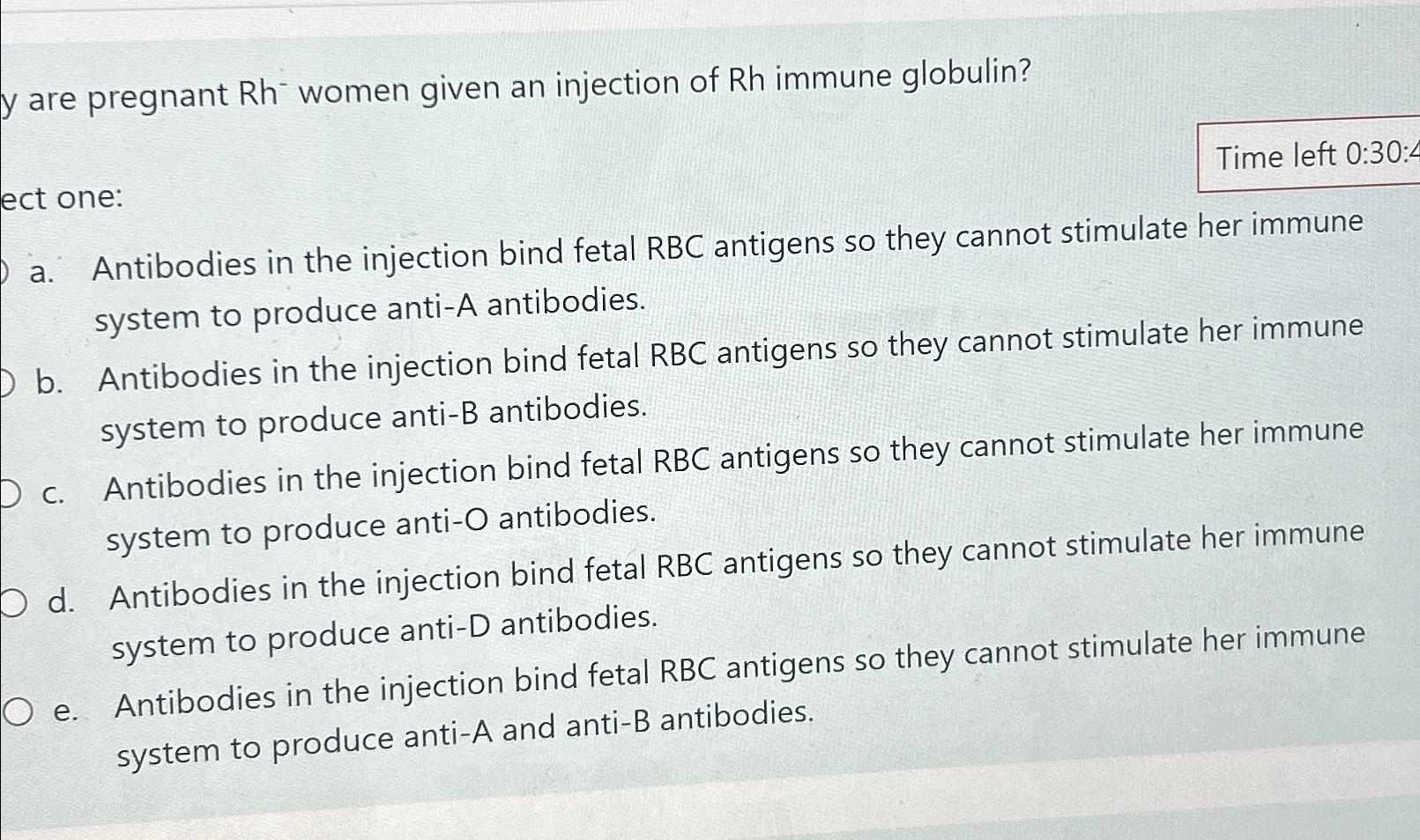 Solved y are pregnant Rh-women given an injection of Rh | Chegg.com
