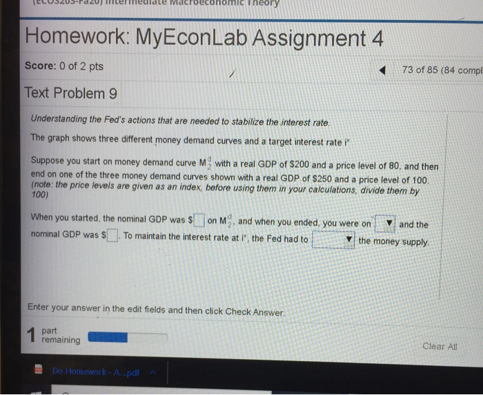 Solved homic Theory Homework: MyEconLab Assignment 4 Score: | Chegg.com