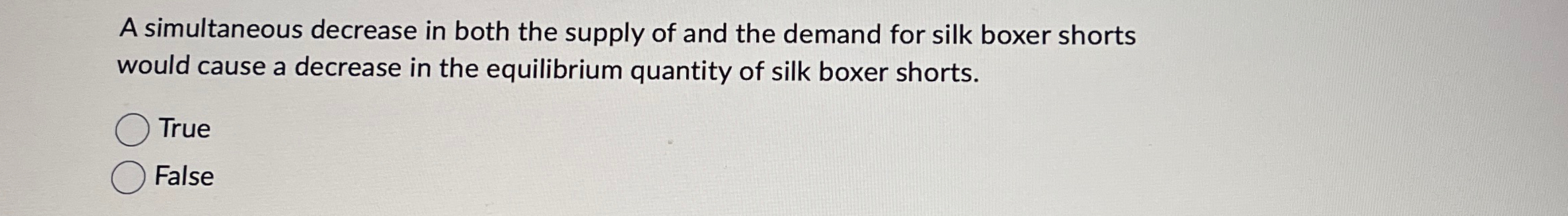 Solved A simultaneous decrease in both the supply of and the | Chegg.com