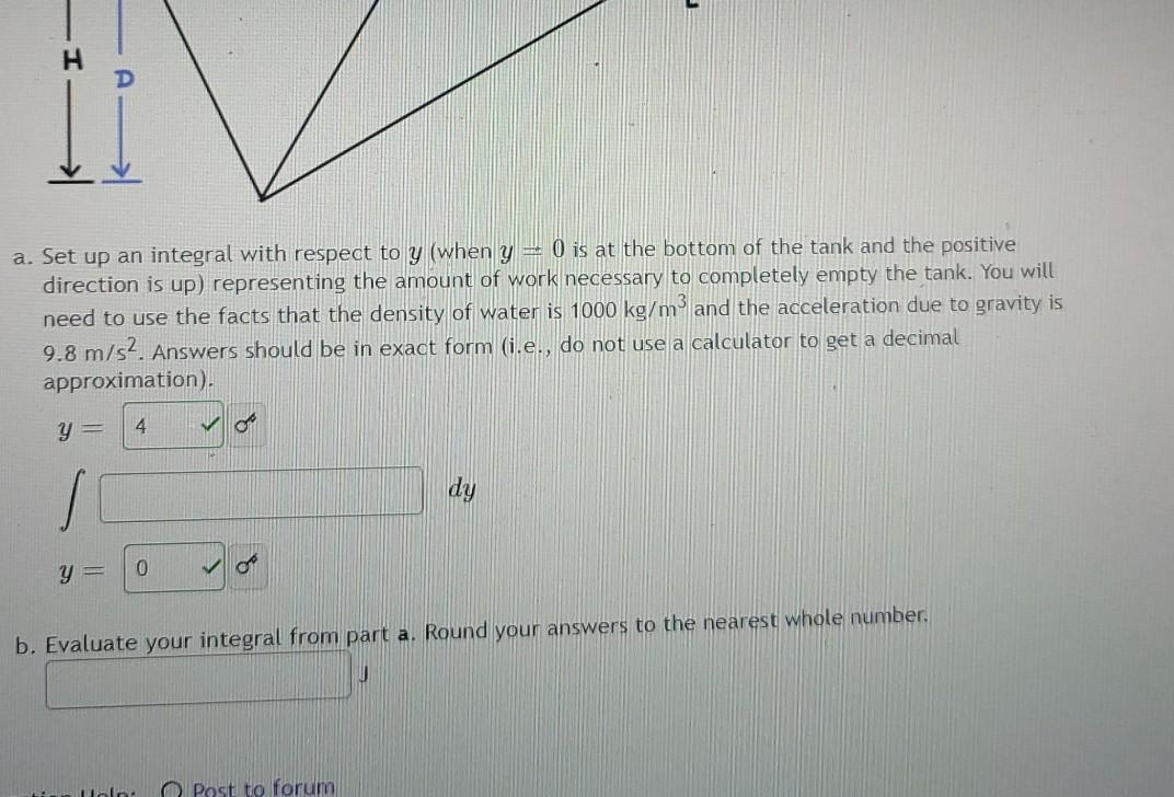 Solved A tank with cross-sectional area the shape of an | Chegg.com