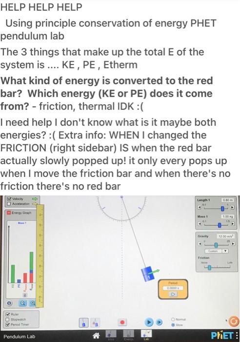 HELP HELP HELP Using principle conservation of energy | Chegg.com