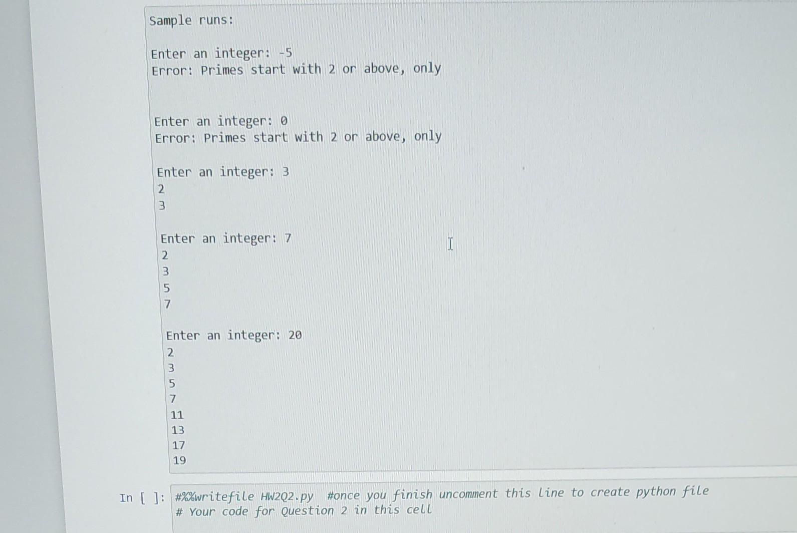 Solved Prime numbers. Write a program that prompts the user | Chegg.com Solved Prime numbers. Write a program that prompts the user | Chegg.com