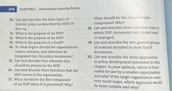 Solved Review Questions 1. What is information security | Chegg.com