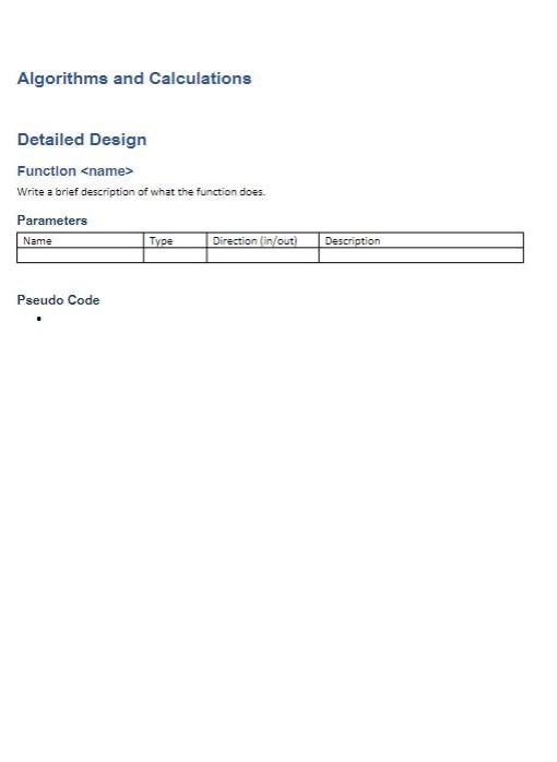 Solved Implementation-Design-Template-1.docx Student Name | Chegg.com