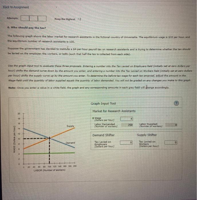 Solved Back to Assignment Attempts: Keep the Highest 12 6. | Chegg.com