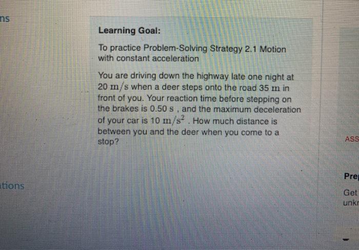 Solved ns Learning Goal: To practice Problem-Solving | Chegg.com