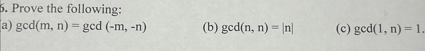 Solved Prove the | Chegg.com