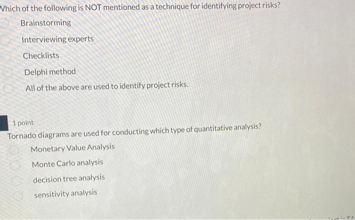 Solved /hich of the following is NOT mentioned as a | Chegg.com