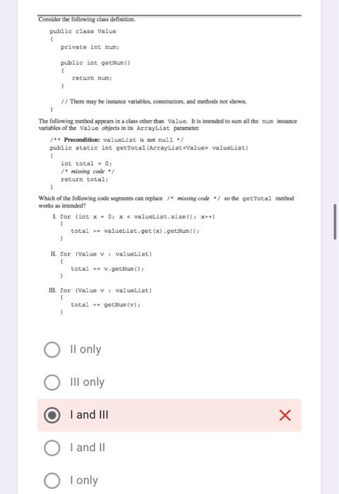 Solved Consider The Following Class Definition Public Class Chegg