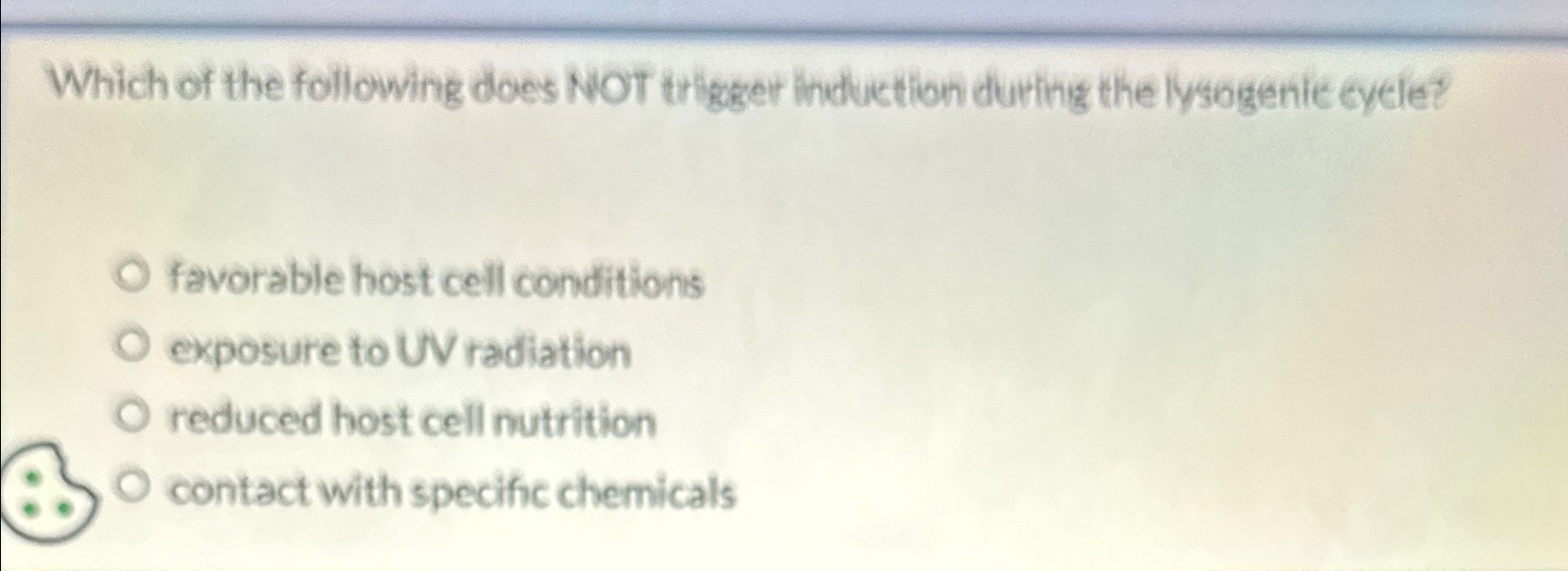 Solved Which of the following does NOT trigger induction | Chegg.com