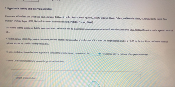 Solved 5 Hypothesis Testing And Interval Estimation Chegg solved-5-hypothesis-testing-and-interval-estimation-chegg
