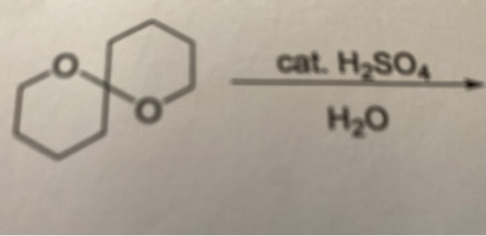 Solved cat. H2SO4 H2O | Chegg.com