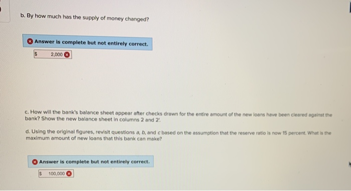 Solved Suppose that Big Bucks Bank has the simplified | Chegg.com