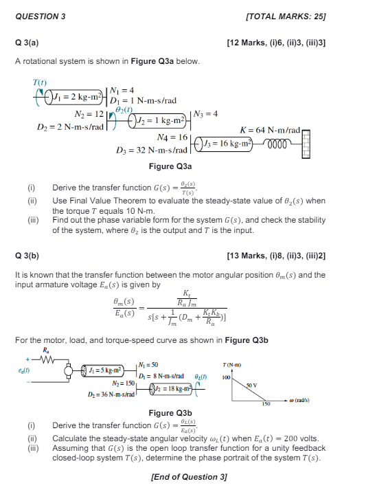 QUESTION 2Q 3(a)[12 ﻿Marks, (i)6, (ii)3, (iii)3]A | Chegg.com