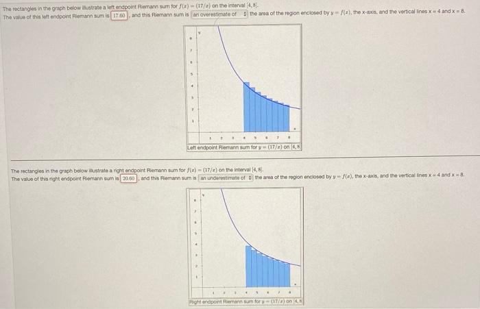 Solved The rectangles in the graph below ilustrate a left | Chegg.com