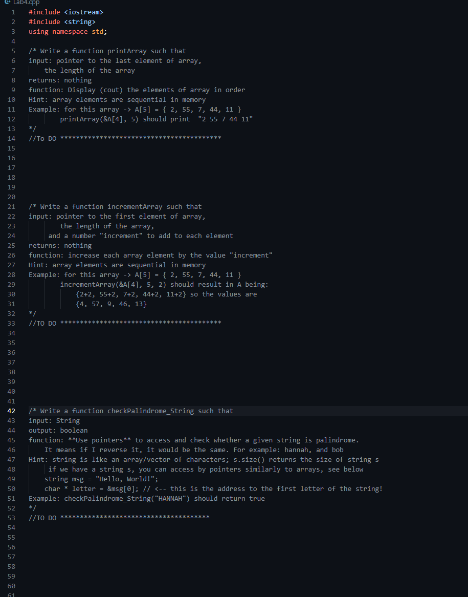 Solved ``` ﻿#include #include using namespace std; /* ﻿Write | Chegg.com