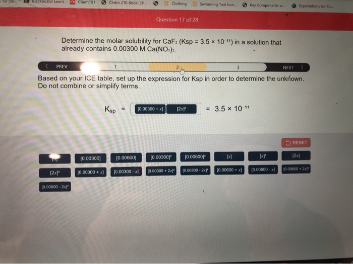 Solved determine the molar solubility for CaF2 (KsP=3.5 | Chegg.com